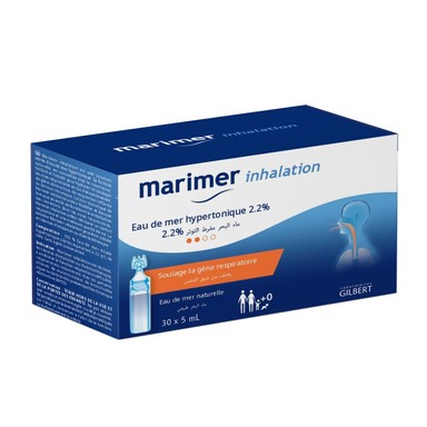 Marimer Хипертонична морска вода за инхалации 2.2% 5 мл х30 дози