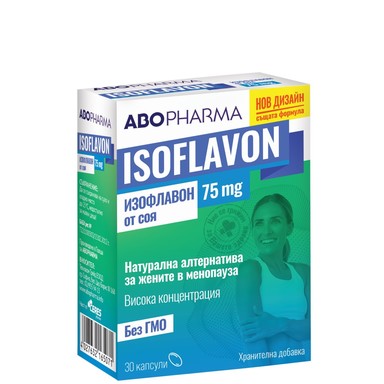 Isoflavon При менопауза 75 мг х30 капсули Abopharma