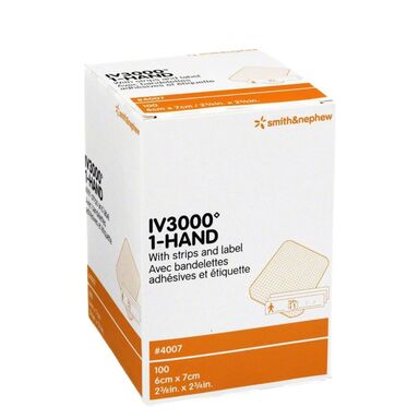 IV3000 Прозрачни лепенки 6/7см х100 броя Medtronic