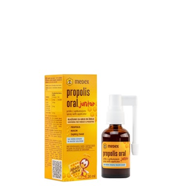 Propolis Junior Спрей за гърло на водна основа х30 мл Medex